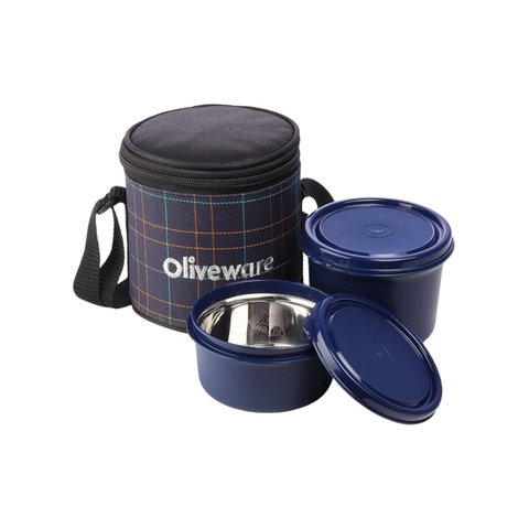Oliveware Stainless Steel Cleo Lunch Box Price - Buy Online at Best ...