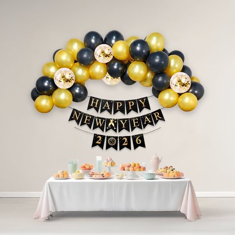 Happy New Year Decoration Kit by Party Propz Price - Buy Online at Best ...