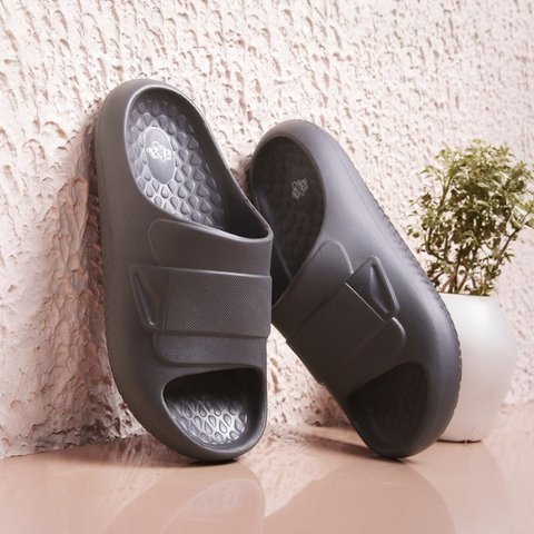 Liberty Shoes A-HA DREAMWALKM Men's Sliders (Dark Grey) Price - Buy ...