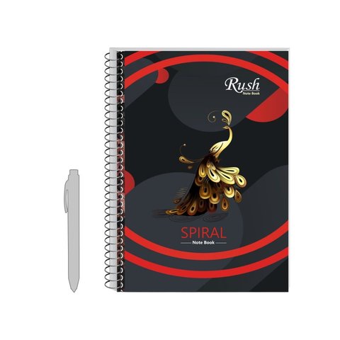 RUSH Premium Spiral Unruled Notebook (A4, White) Price - Buy Online at ...