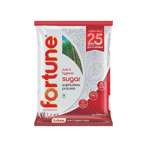 Fortune Sulphurless Sugar (5 kg) Price - Buy Online at ₹280 in India