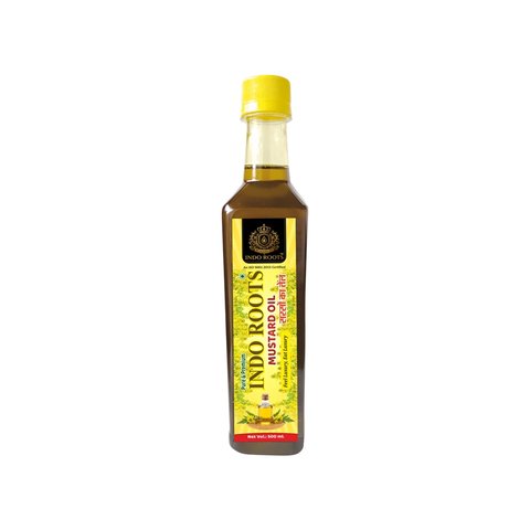 INDO ROOTS Mustard Oil (sarson ka tel) Price - Buy Online at Best Price ...