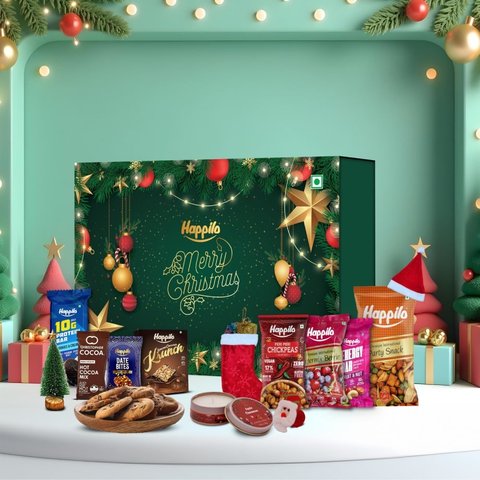 Happilo Christmas Dry Fruits Gift Pack Comet Price - Buy Online at Best ...