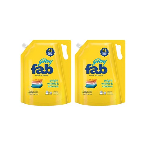 Godrej Fab Liquid Detergent Refill Pack of 2 Price - Buy Online at Best ...