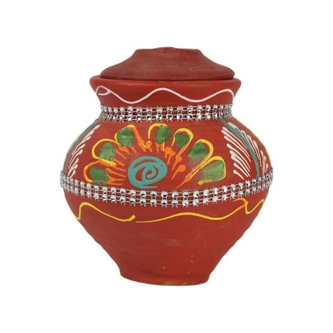 Hand Painted Mitti Kalash by Shubhika Price - Buy Online at Best Price ...