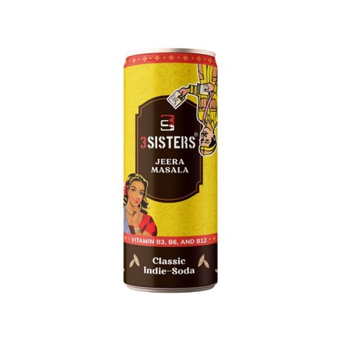 3 Sisters Classic Indie Soda (Jeera Masala) Price - Buy Online at Best ...
