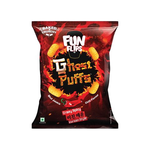 Fun Flips Ghost Puffs (Bhut Jolokia Chilli Flavour) Price - Buy Online ...