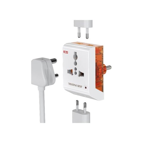 GM 2 Pin Travel Universal Multi Plug (6A) Price - Buy Online at ₹179 in ...