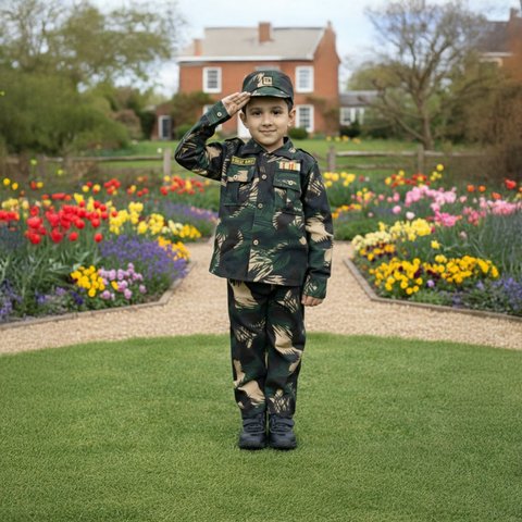 Mad Over Print Army Costume (Camouflage) Price - Buy Online at Best ...