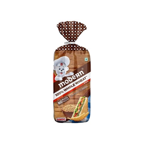 Modern 100% Whole Wheat Bread (Zero Maida) Price - Buy Online at Best ...