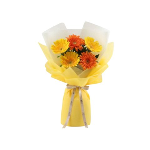 FNP Sunshine Gerbera Bouquet Price - Buy Online at Best Price in India