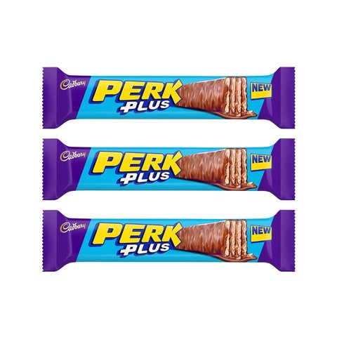 Cadbury Perk Plus Coated Wafer Chocolate Bar - Pack of 3 Price - Buy ...