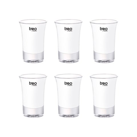 Treo Classic Borosilicate Shot Glass Set (40 ml, Transparent) Price ...