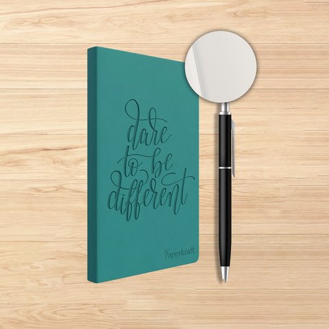 Paperkraft Debossed Unruled Journal (A5, 192 Pages, Blue) Price - Buy ...
