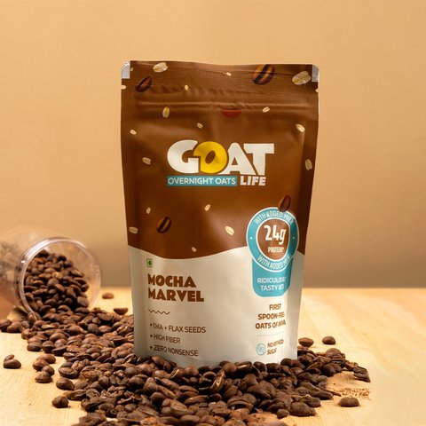 GOAT Life High Protein Overnight Instant Oats Mocha Marvel Price - Buy ...