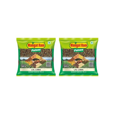 Mangat Ram Pulses Red Lobiya - Pack of 2 Price - Buy Online at Best ...