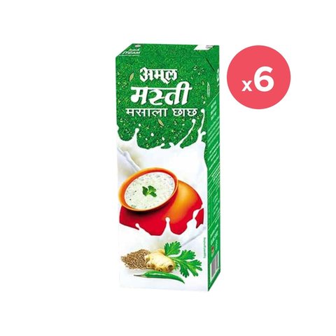 Amul Masti Spiced Salted Buttermilk - Pack of 6 Price - Buy Online at ...
