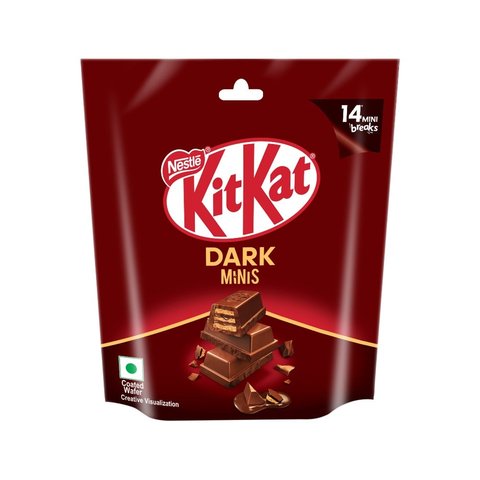 KitKat Delights Dark Minis Wafer Chocolate Pack Price - Buy Online at ...