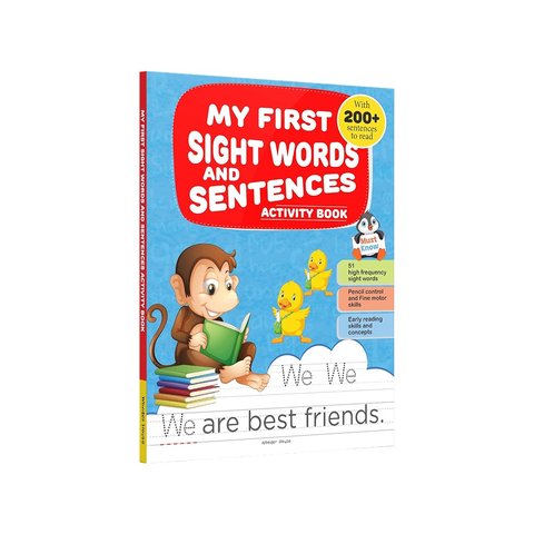 My First Sight Words And Sentences: Children's Activity Book Price ...