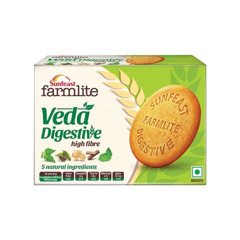 Sunfeast Farmlite Veda Digestive High Fibre Biscuit Price - Buy Online ...