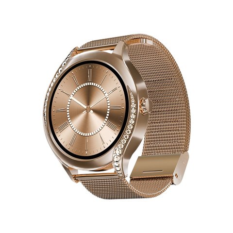 boAt Enigma Gem Women's Luxury Amoled Smart Watch (3.03 cm, Rose Gold ...