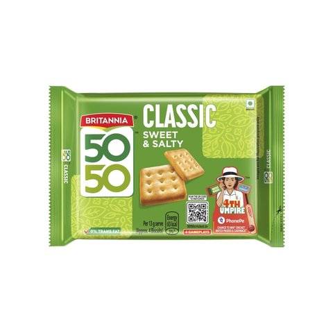 Britannia 50-50 Sweet & Salty Biscuit Price - Buy Online at Best Price ...