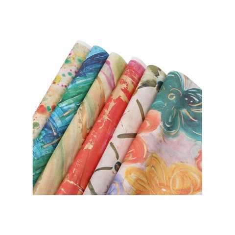 Kidsy Winsy Hand-Painted Extra Large Gift Wrapping Paper with Bows ...