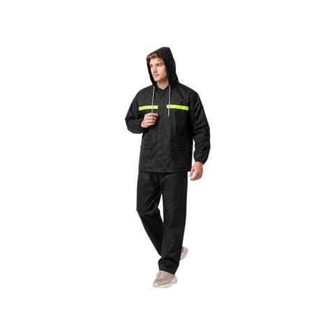 Viva Rainwear Bike Rider Rain Suit (Black) Price - Buy Online at Best ...