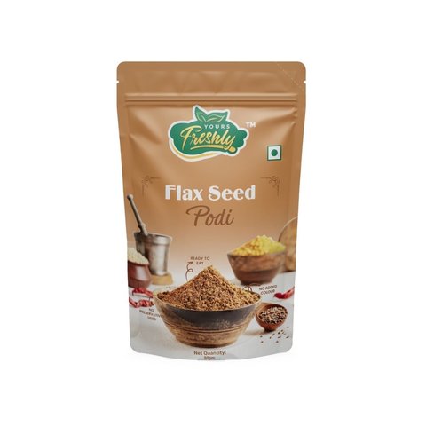 Yours Freshly Flax Seeds Gunpowder Podi Price - Buy Online at Best ...