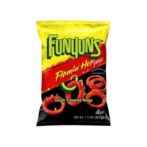 Funyuns Flamin' Hot Onion Flavoured Rings Price - Buy Online at Best ...