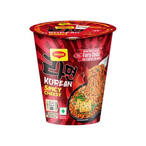 Maggi Korean Spicy Cheesy Cup Noodles Price - Buy Online at Best Price ...