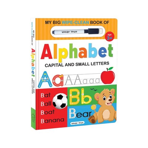 Wipe-Clean Alphabet Writing Practice Book for Kids Price - Buy Online ...