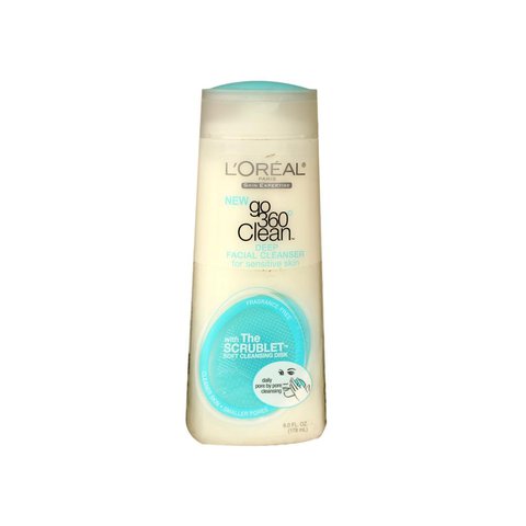 L'Oreal Paris Go 360 Clean Deep Sensitive Skin Face Cleanser Sensitive ...