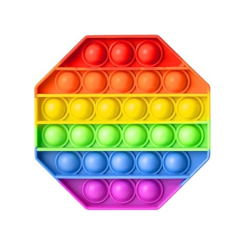 FunBlast Hexagon Shaped Pop it Fidget Toy (Multicolour, 2+ years) Price ...
