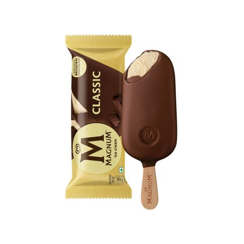 Kwality Walls Magnum Classic Ice Cream Stick Price - Buy Online at ₹70 ...