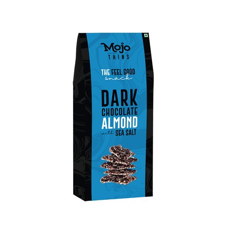 Mojo Thins Almond with Sea Salt Dark Chocolate Bar - Pack of 12 Price ...