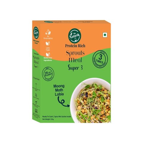 The Naturik Co Super 3 High Protein Sprouts Mix Price - Buy Online at ...