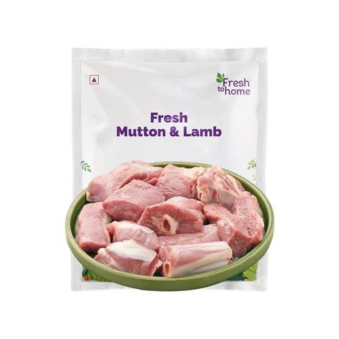 FreshToHome Premium Goat Shoulder – Curry Cut Mutton Curry Cut (380g ...
