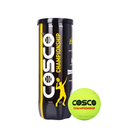 Cosco Championship Rubber Tennis Ball (Neon green) Price - Buy Online ...