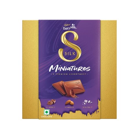 Cadbury Dairy Milk Silk Miniatures Premium-Assorted Chocolate Gift Pack ...
