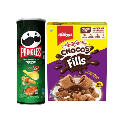 Kellogg's Chocos Fills Double Chocolaty Snack Cereal + Pringles South ...