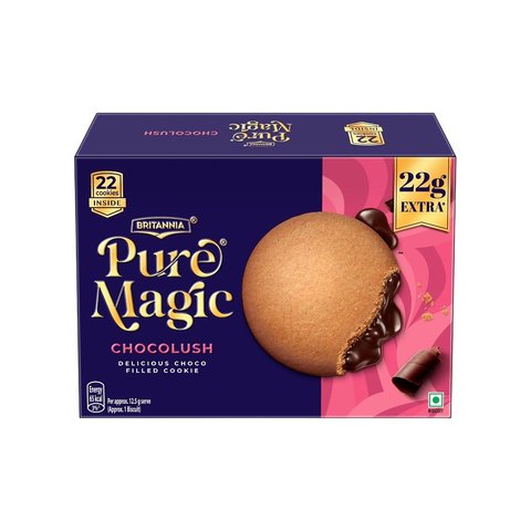 Britannia Pure Magic Chocolush Choco Filled Cookies Price - Buy Online ...