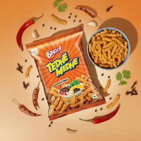 Bingo Tedhe Medhe Chatpata Twist Crisps Price - Buy Online at ₹16 in India