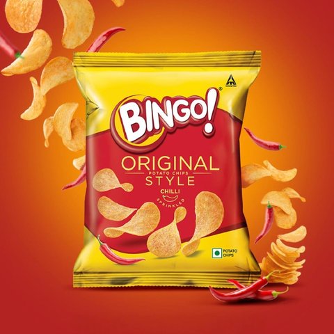 Bingo Original Style Chilli Sprinkled Potato Chips Price - Buy Online ...