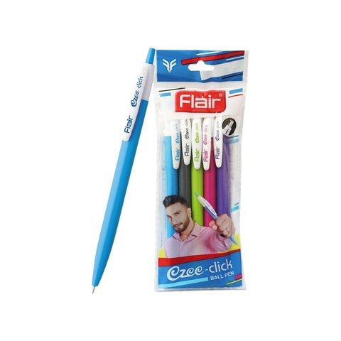 Flair Ezee Click 0.7mm Ball Pen (Blue) Price - Buy Online at ₹35 in India