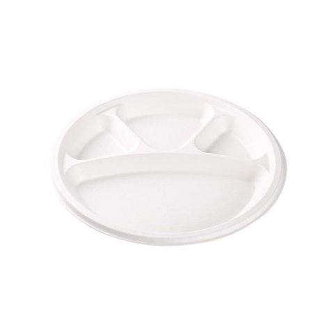 Greenvale Eco Products Divided Disposable Plates (11 inches) Price ...