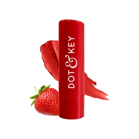 Dot & Key Barrier Repair Hydrating Tinted Lip Balm (Strawberry Red ...