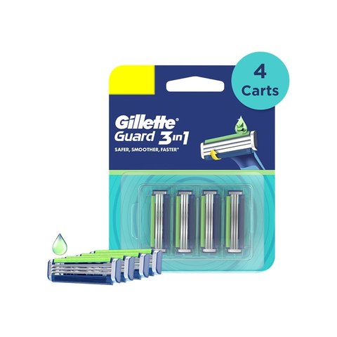 Gillette Guard 3 in 1 Men's Razor Cartridge Price - Buy Online at Best ...