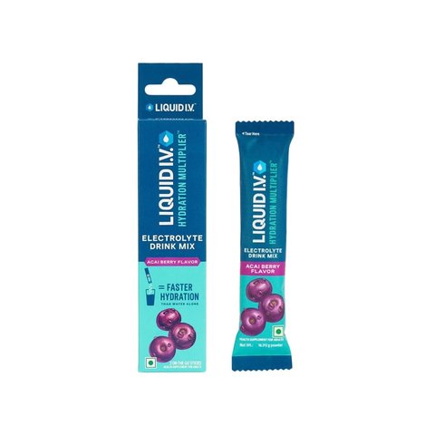 Liquid IV Hydration Multiplier Electrolyte Drink Mix - Acai Berry Price ...