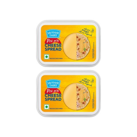 Mother Dairy Piri-Piri Cheese Spread - Pack of 2 Price - Buy Online at ...